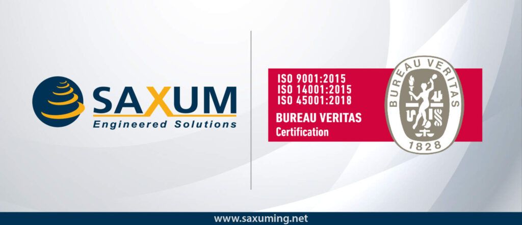 SAXUM’s new ISO Certifications 2023 – SAXUM – Engineered Solutions